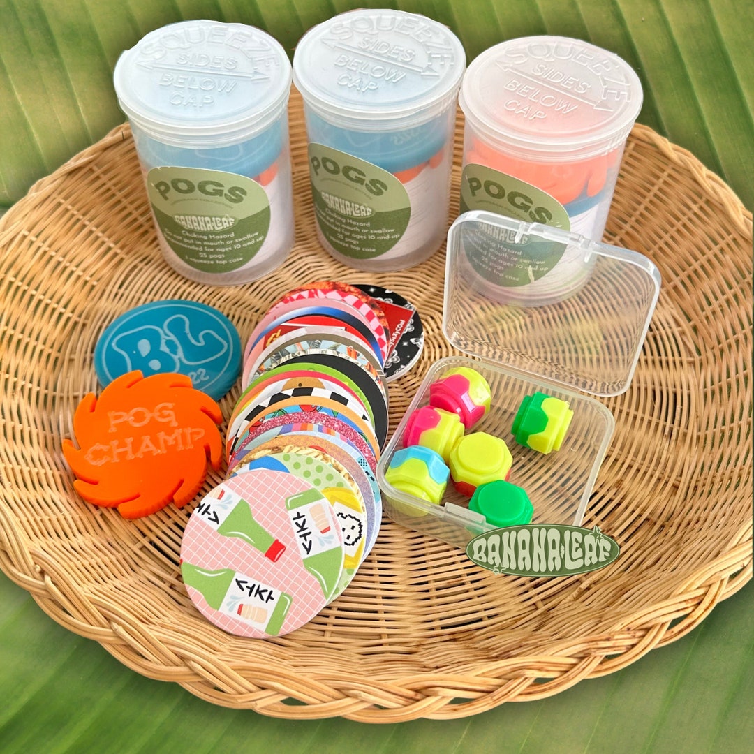 Classic POG Milk Caps, Classic Korean Jacks, Konggi's, 90s Kids ...