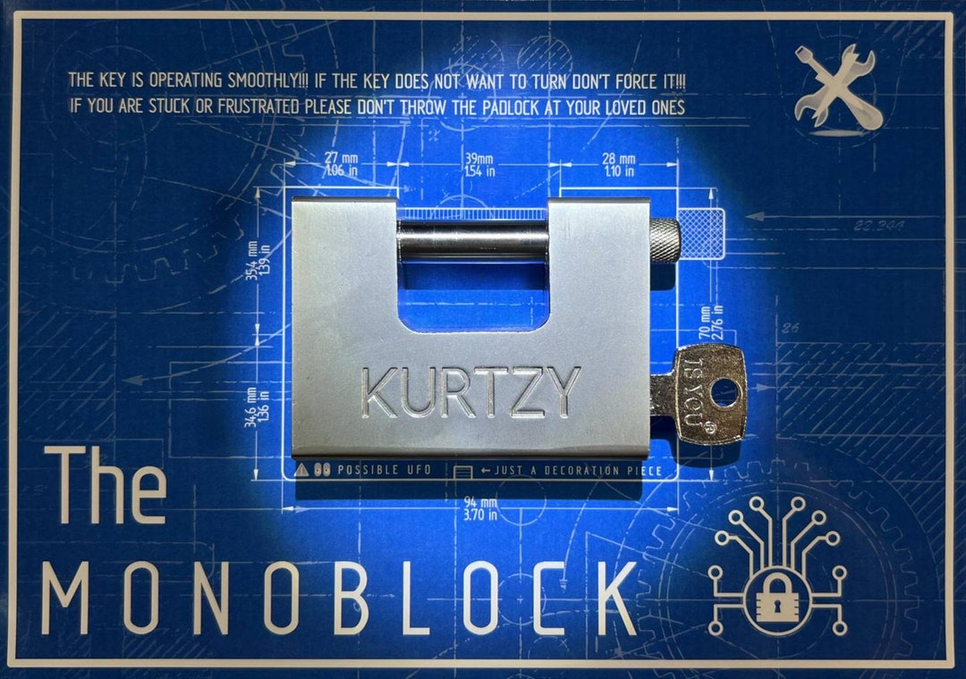 The MONOBLOCK Puzzle Lock - Etsy