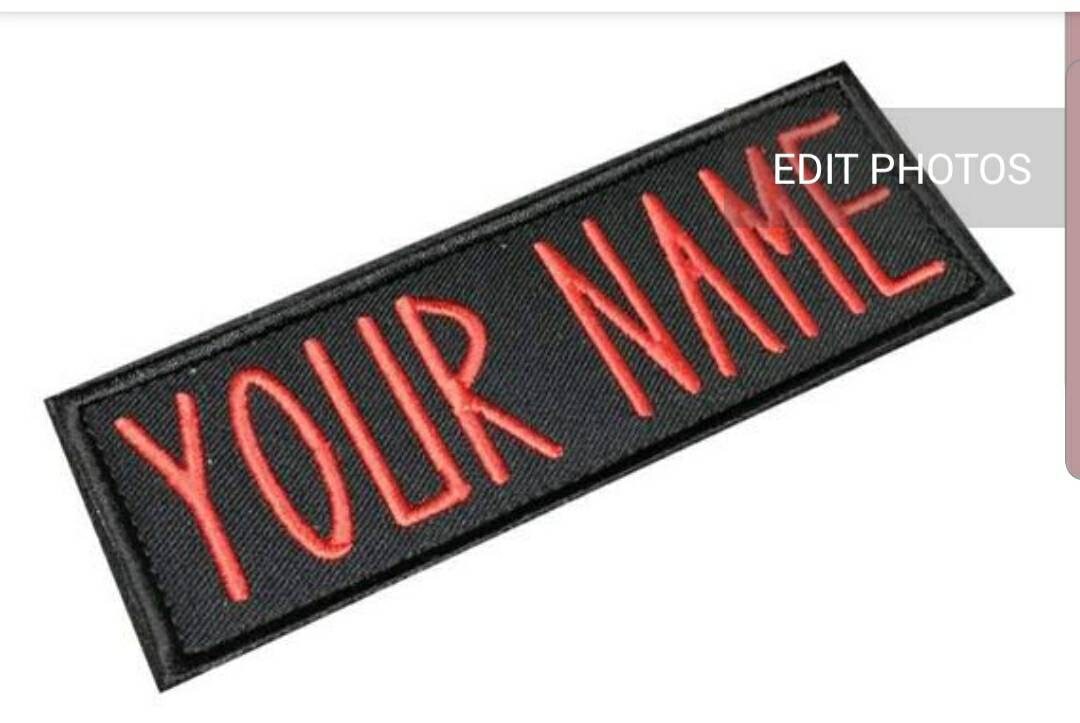 Ghostbuster Name Patch LARGE - Etsy