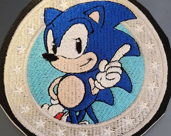 Sonic the Hedgehog SEGA Iron on Printed Patch Gaming Retro - Etsy