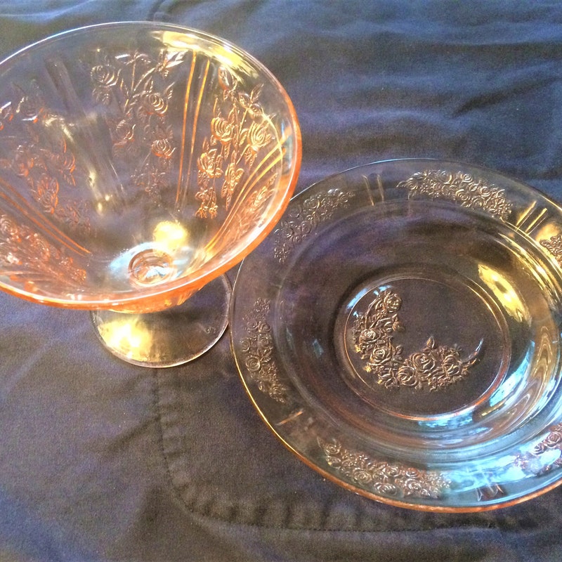 Sharon Pink Butter Dish - Etsy