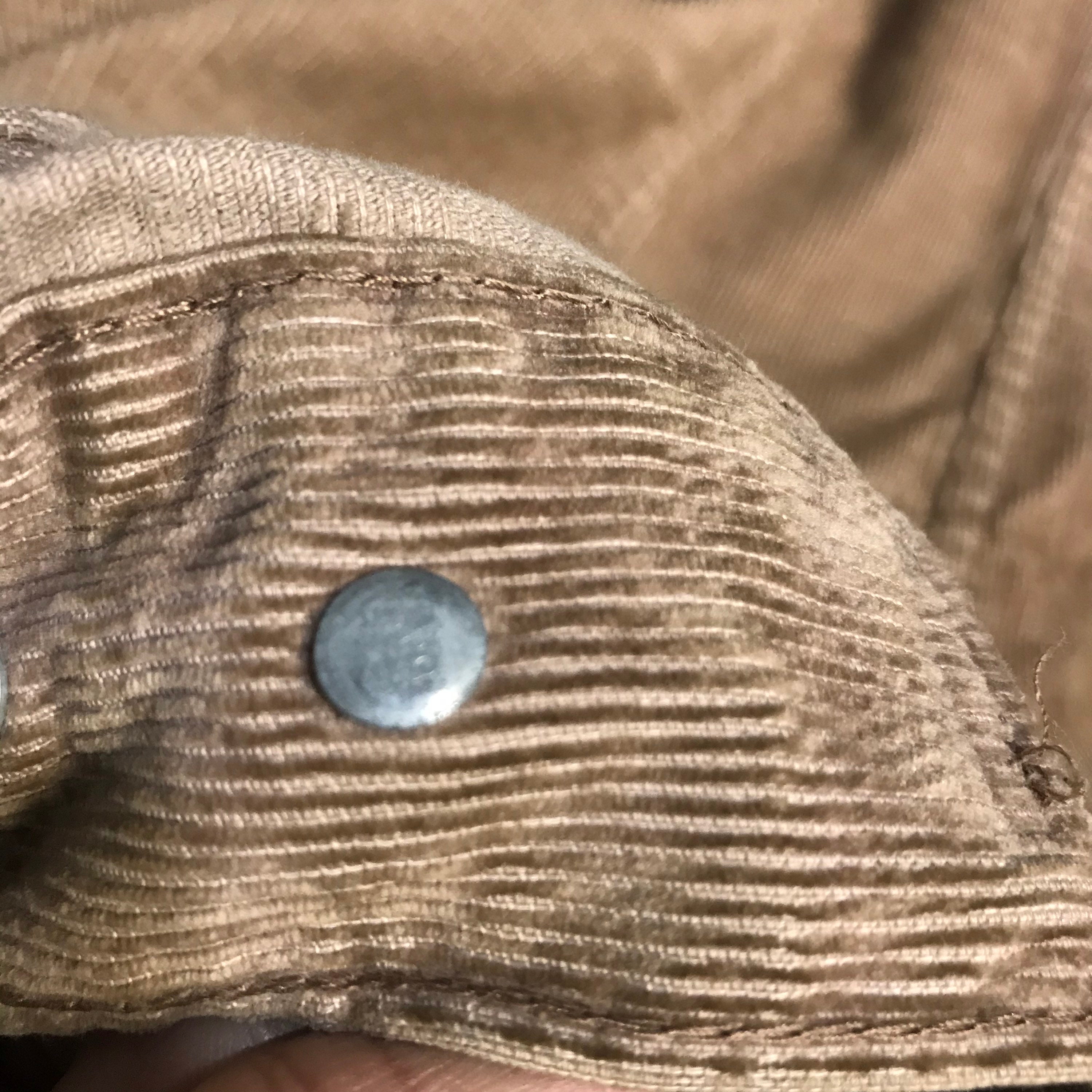 Vintage 80s levis 529 button stamps big Curdoroy trucker | Etsy