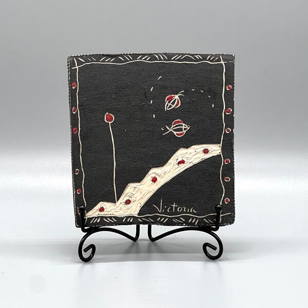 Sgraffito Tile - Etsy