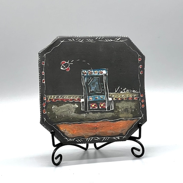 Sgraffito Tile - Etsy