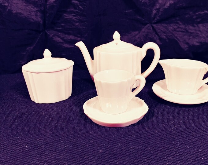 Vintage Wedgwood Miniature Tea Set Made in England Alpine Pink - Etsy