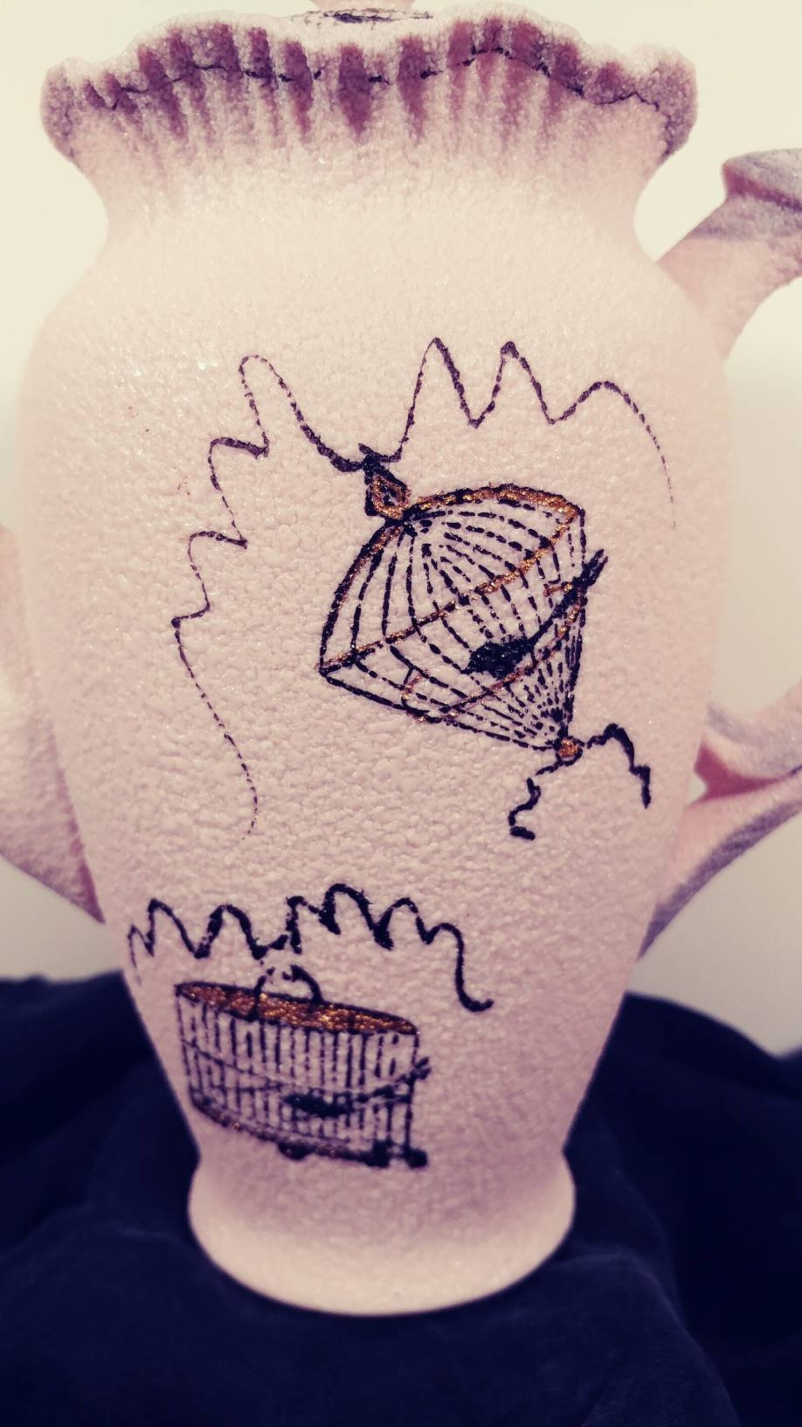 Vintage Japan Pink Art Pottery Teapot With Transfer Ware | Etsy