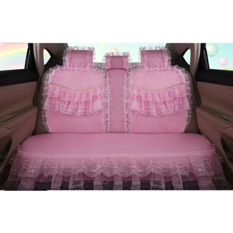 Pink Ruffle Car Seats Girly Lace Ruffle Car Seats - Etsy
