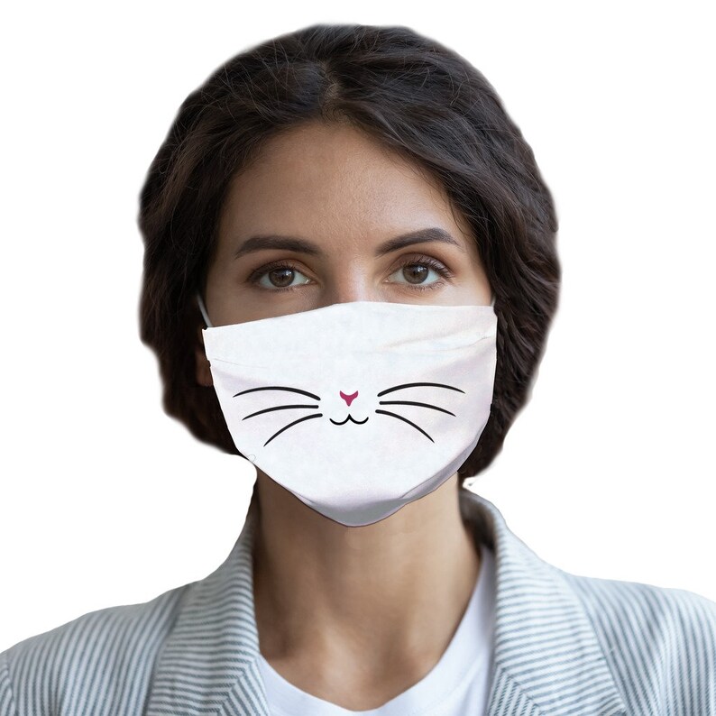 Kitty Face Mask, Cat Face Mask, Adult and Child Sizes, Activated Carbon ...