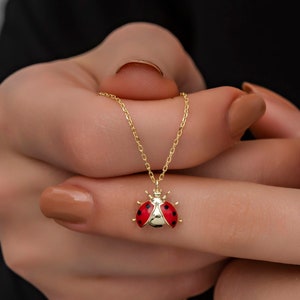 Ladybug Necklace | Ladybird Necklace | Nature Lover Necklace | Ladybug ...