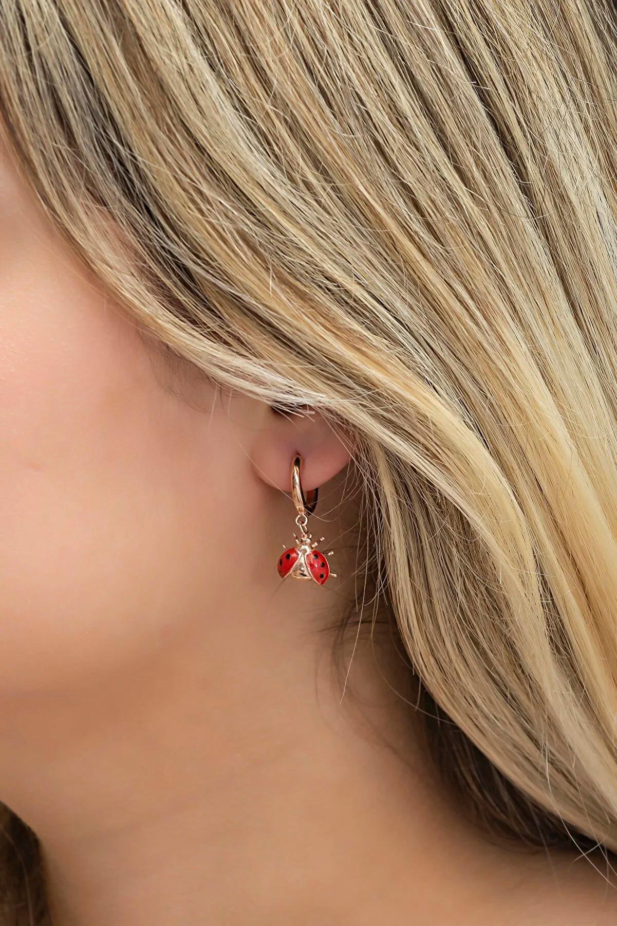 Ladybug Earring | Spring Ladybug Earring | Gifts for Her | Dangle ...