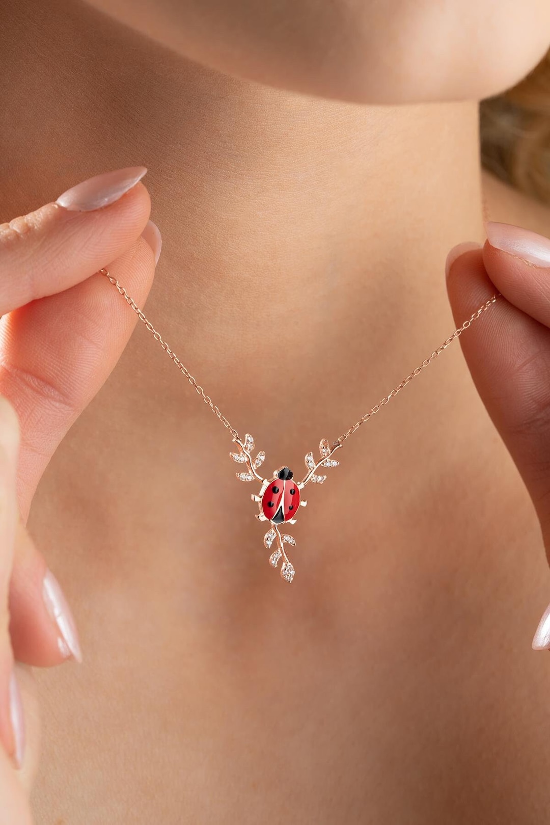 Ladybug Necklace | Ladybird Necklace | Nature Lover Necklace | Ladybug ...
