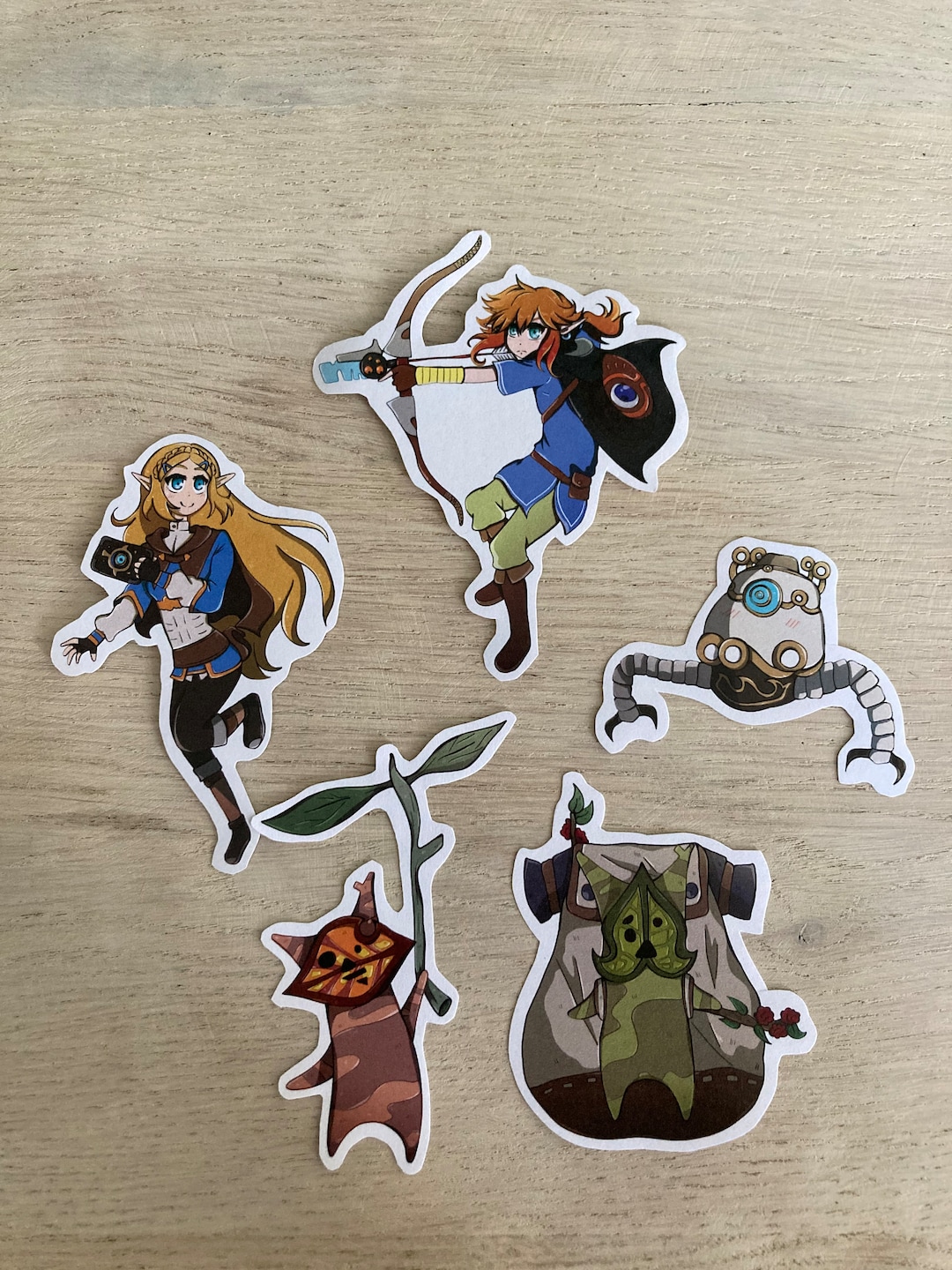 Cute Stickers Inspired by the Legend of Zelda Breath of the Wild and ...