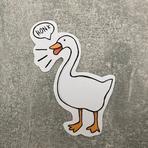 Cute Stickers Inspired by Untitled Goose Game - Part 1 - Etsy