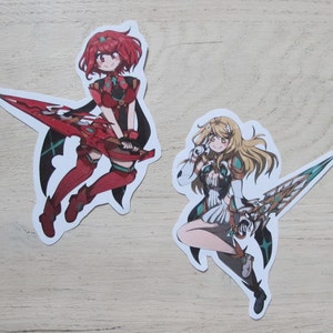 Cute Stickers Inspired by Xenoblade Chronicles 2 - Etsy