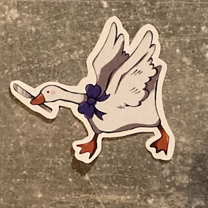 Cute Stickers Inspired by Untitled Goose Game - Part 1 - Etsy