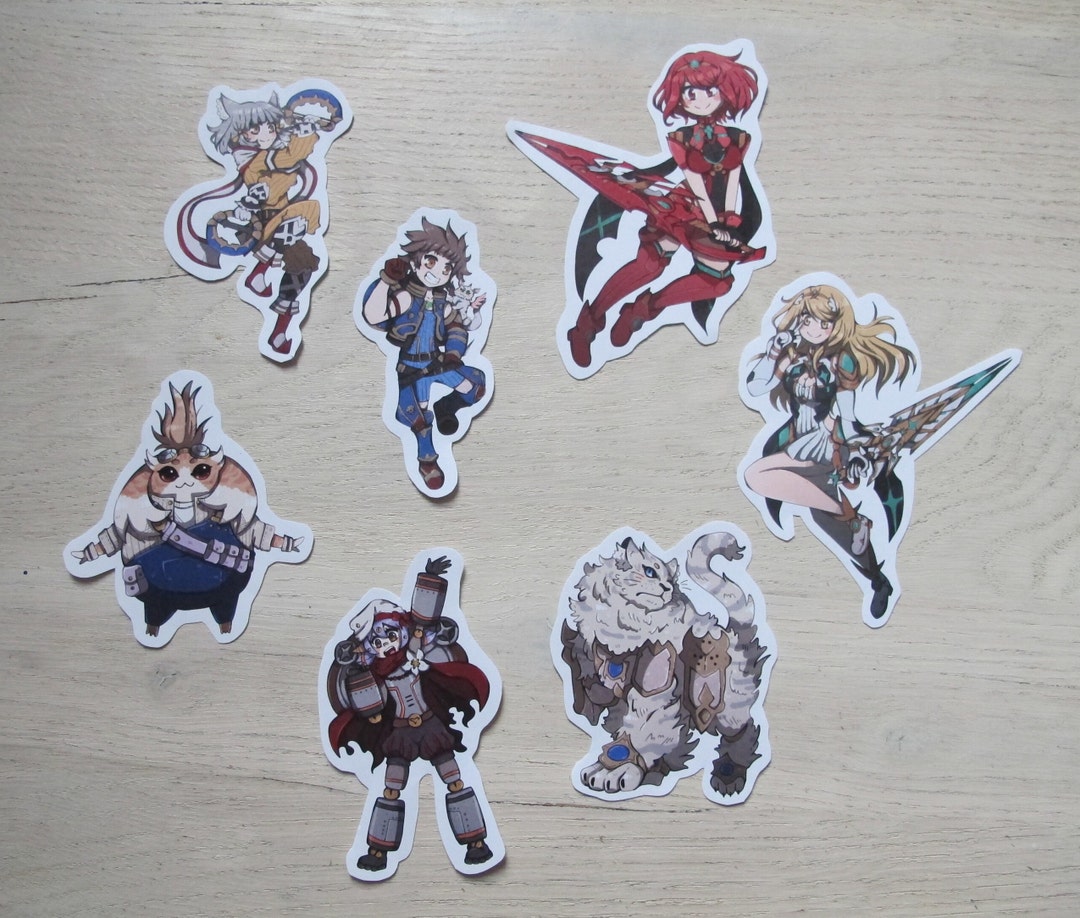 Cute Stickers Inspired by Xenoblade Chronicles 2 - Etsy