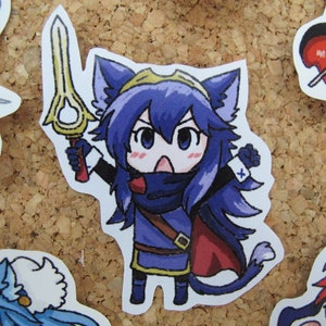 Cute Stickers Inspired by Fire Emblem Cats - Etsy