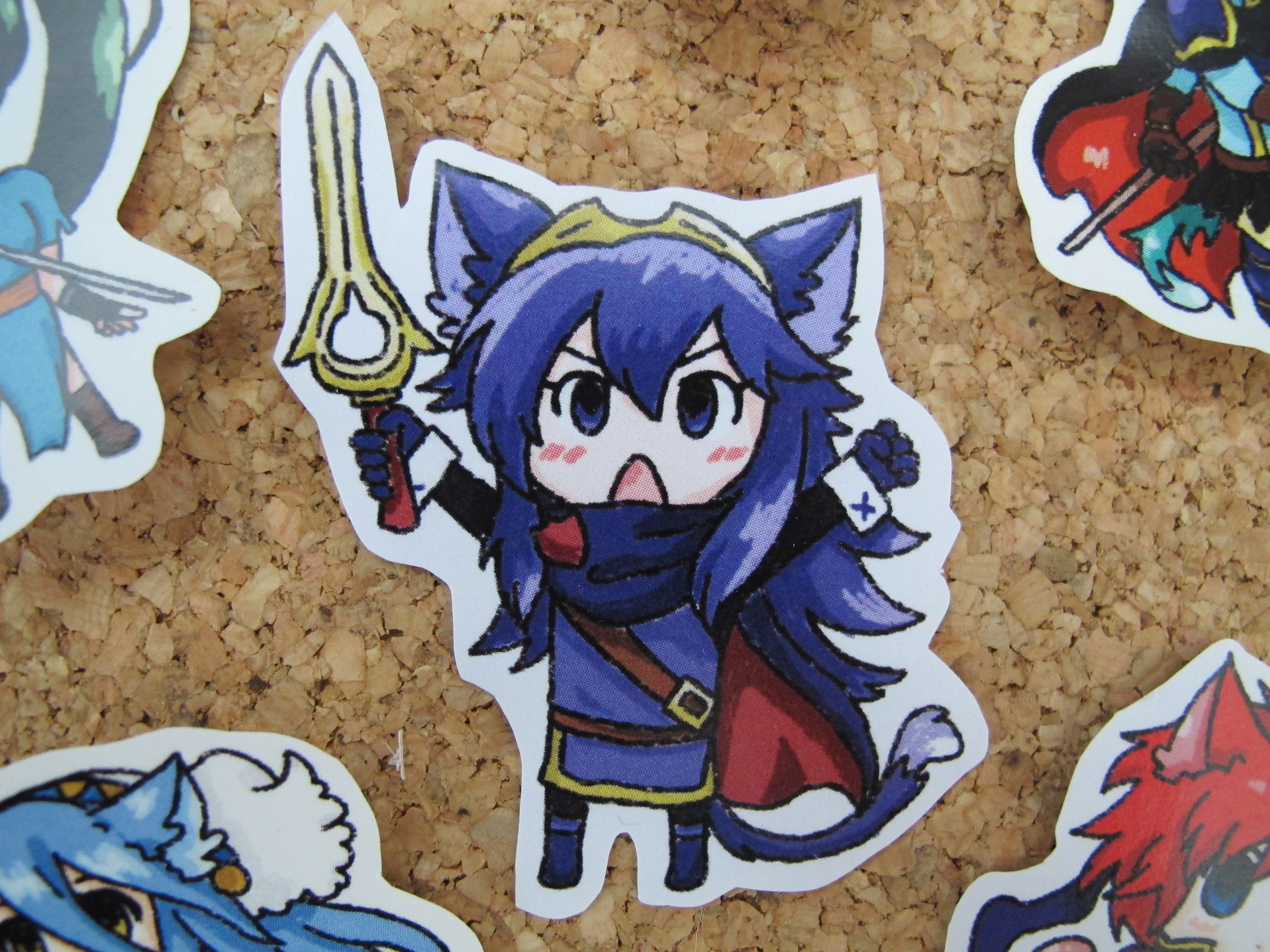 Cute Stickers Inspired by Fire Emblem Cats - Etsy
