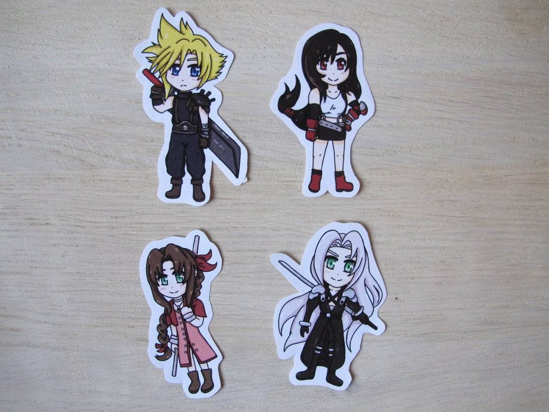 Cute Stickers Inspired by Final Fantasy 7 - Etsy