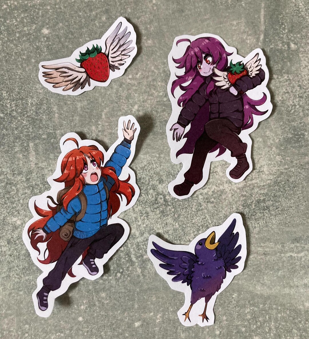 Cute Stickers Inspired by the Game Celeste - Part 2 - Etsy