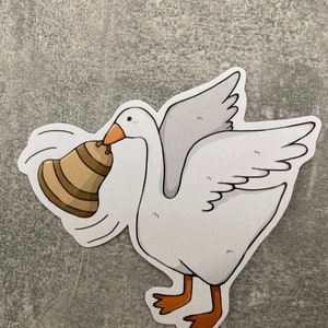 Cute Stickers Inspired by Untitled Goose Game - Part 1 - Etsy