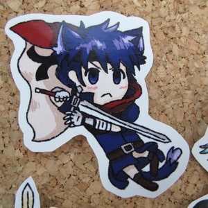 Cute Stickers Inspired by Fire Emblem Cats - Etsy