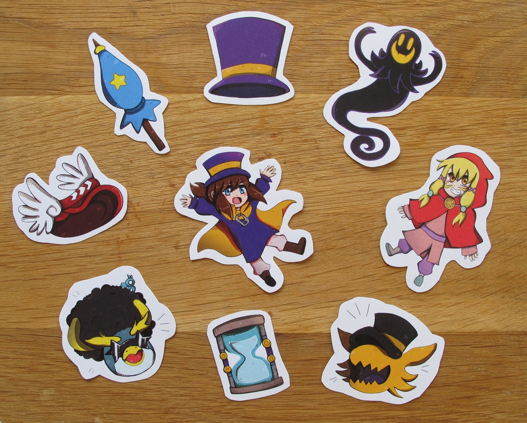 Cute Stickers Inspired by A Hat in Time - Etsy