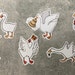 Cute Stickers Inspired by Untitled Goose Game - Etsy