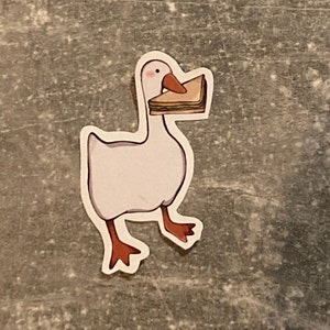Cute Stickers Inspired by Untitled Goose Game - Part 1 - Etsy
