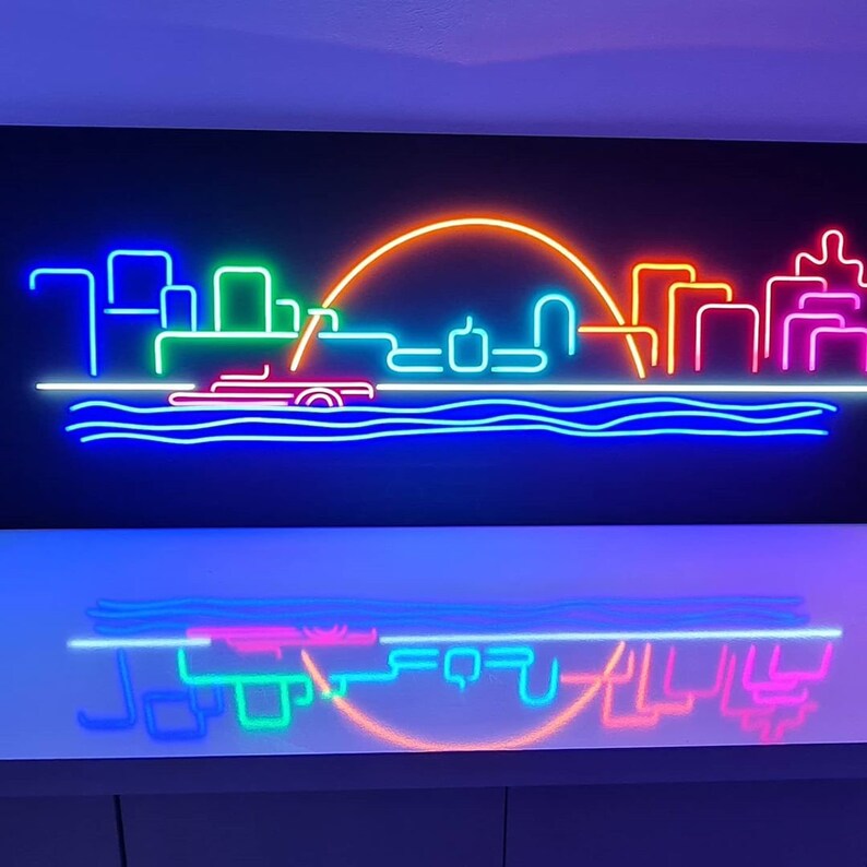 LED-NEON Wandbilder, Logos, Werbung, Geschenk Better Together - Etsy.de