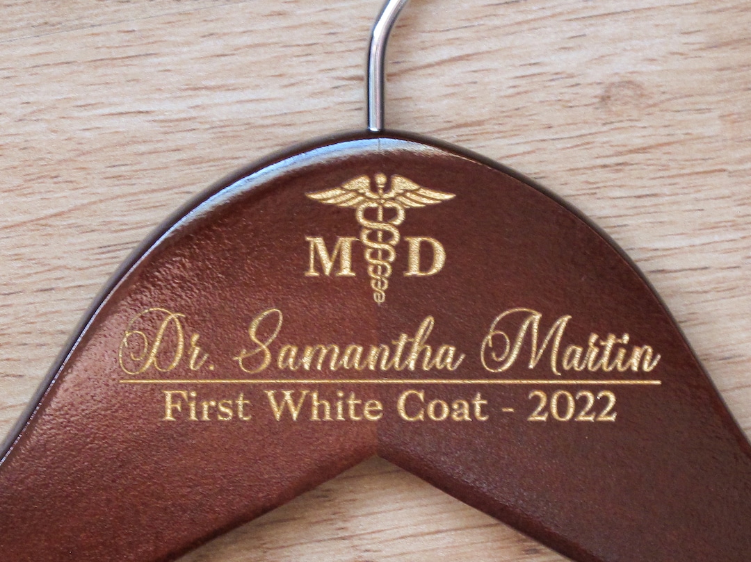 Doctor Coat Hanger, Caduceus Hanger, Medical Gifts for Women, Medical ...