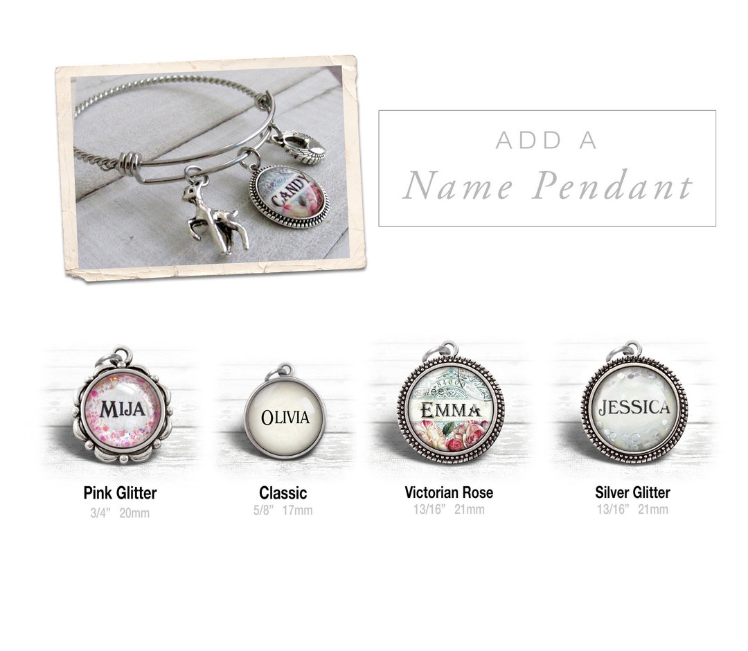 NAME PENDANTS, Add a Name, Personalize, Name Pendants, Personalized ...