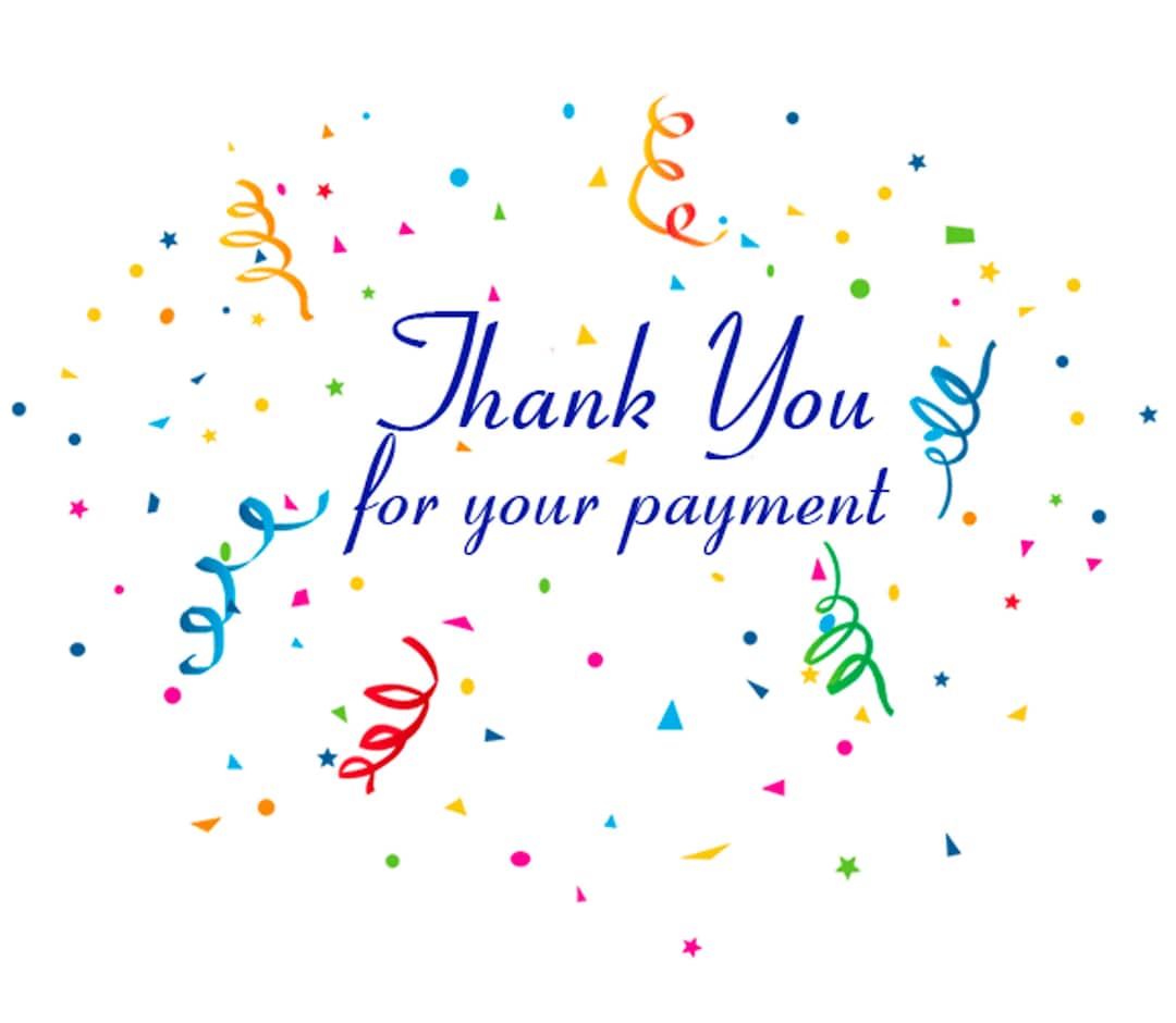 PAYMENT LISTING, Thank You for Your Payment, Balance Payment - Etsy