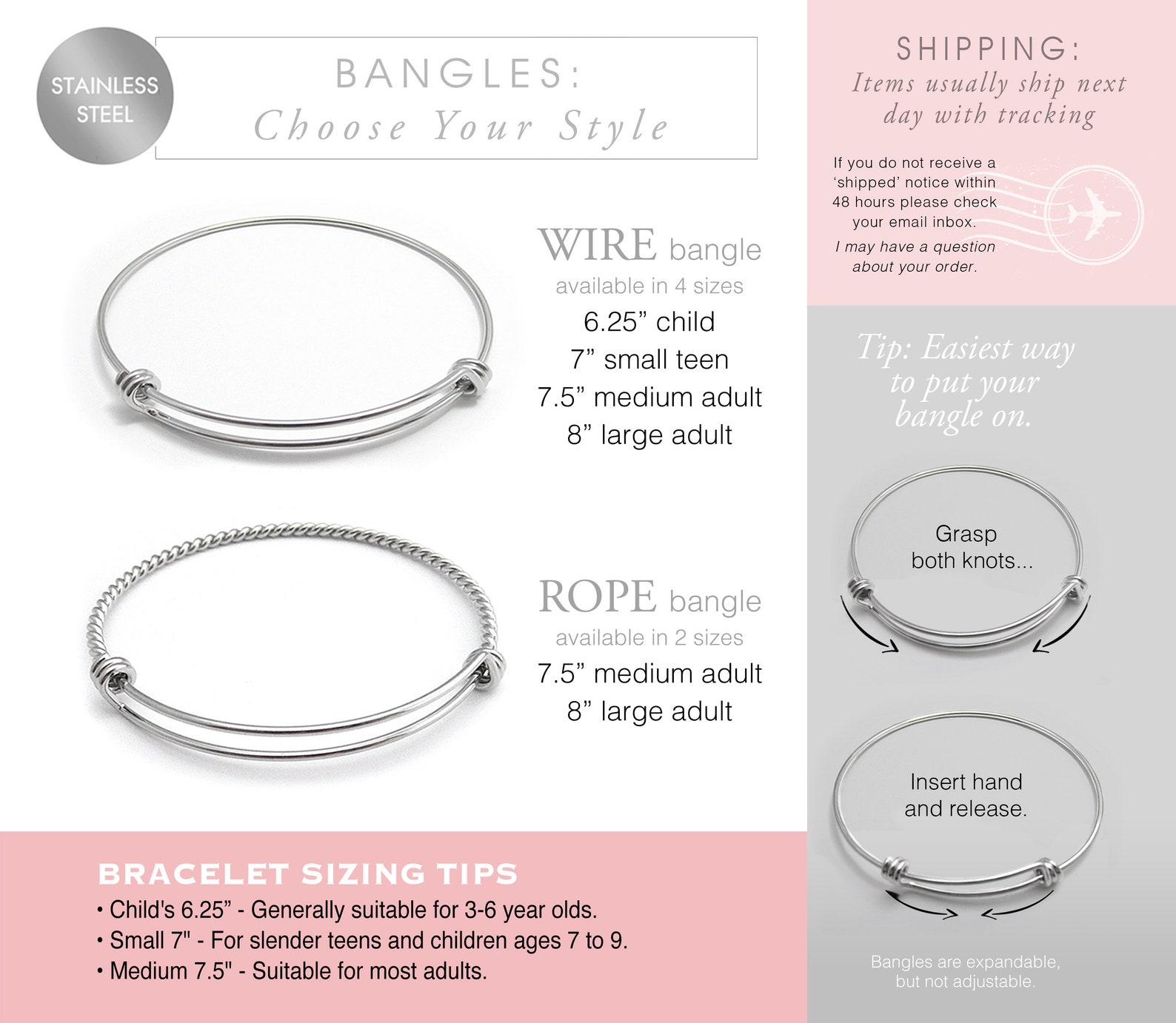 GOOD LUCK CHARM Bracelet Stay Safe Gift for Her Choose Your - Etsy