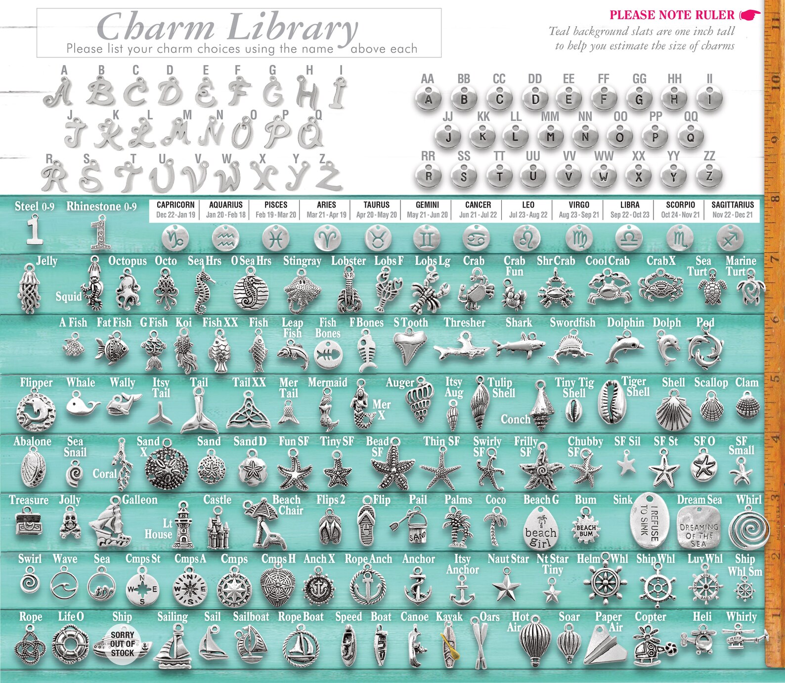 CHARMS, to Use on Your Own Jewelry or for Crafting bracelet, Necklace ...