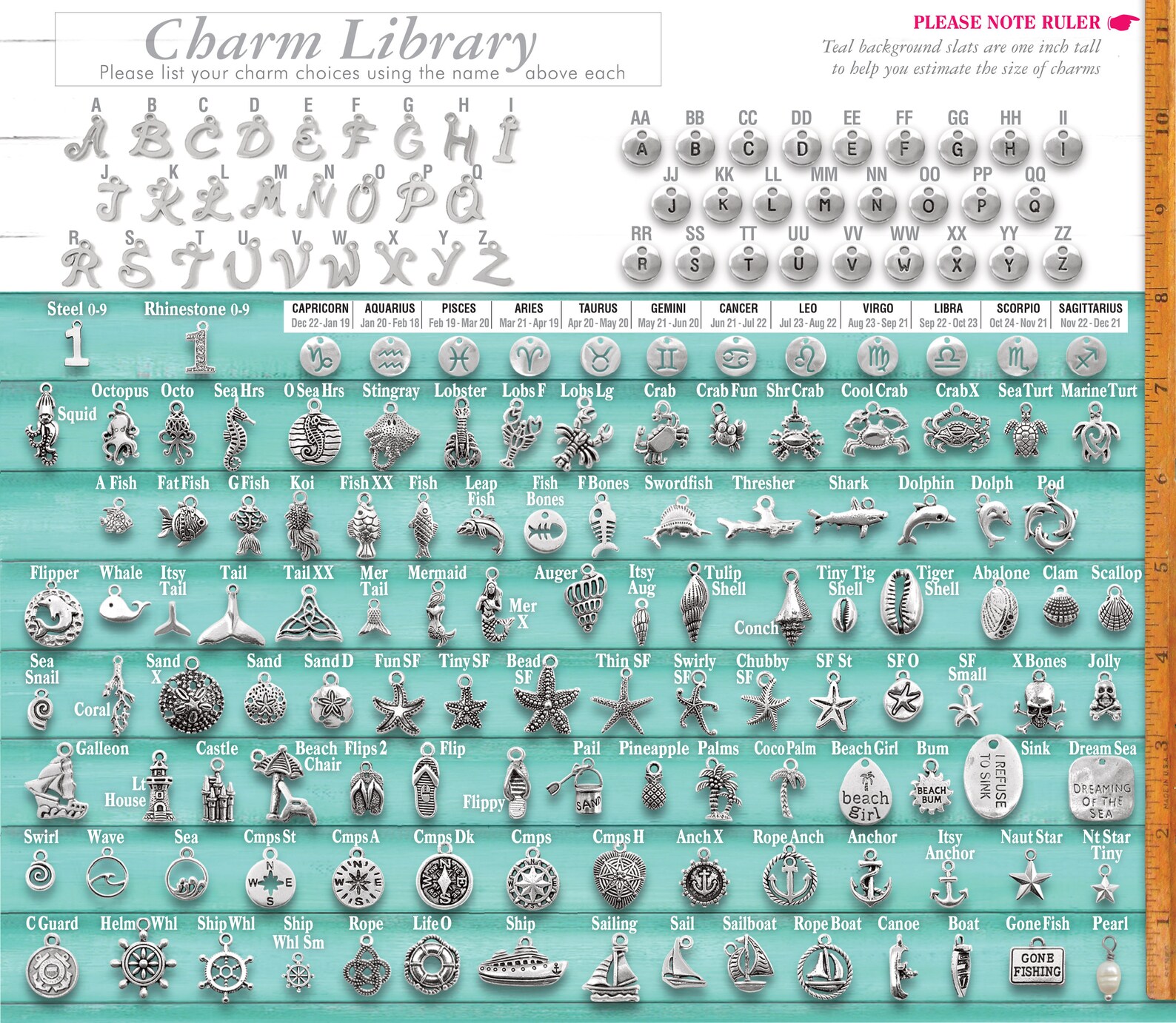 CUSTOM CHARM NECKLACE Design Your Own Choose Your Charms - Etsy