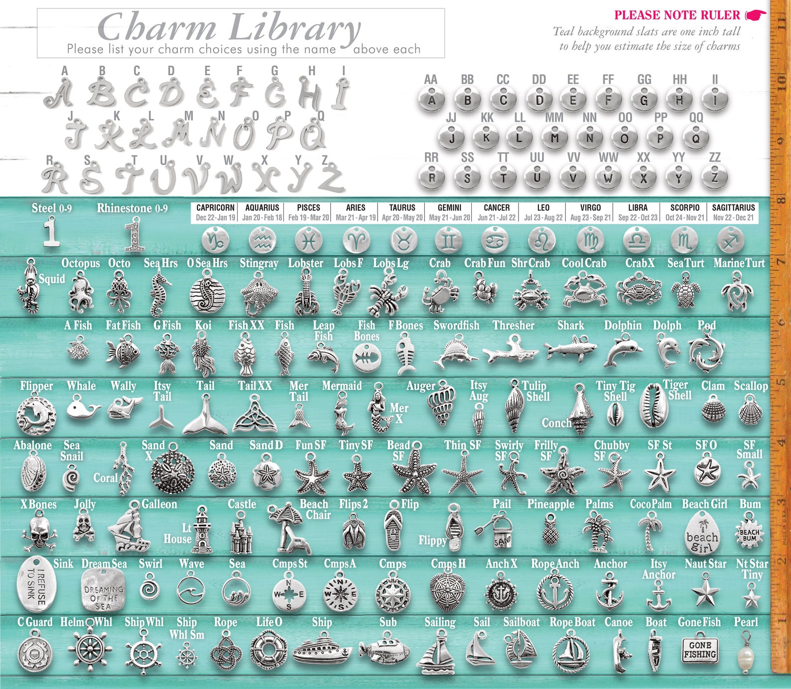 CHARMS to Use on Your Own Jewelry or for Crafting bracelet - Etsy