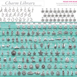 CUSTOM CHARM BRACELET Design Your Own Choose Your Charms - Etsy