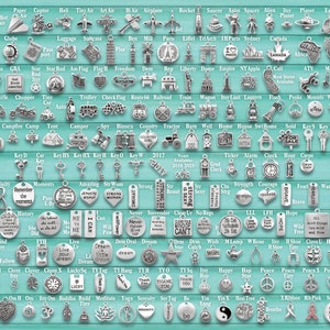 CUSTOM CHARM NECKLACE Design Your Own Choose Your Charms - Etsy