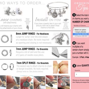 CHARMS to Use on Your Own Jewelry or for Crafting bracelet - Etsy