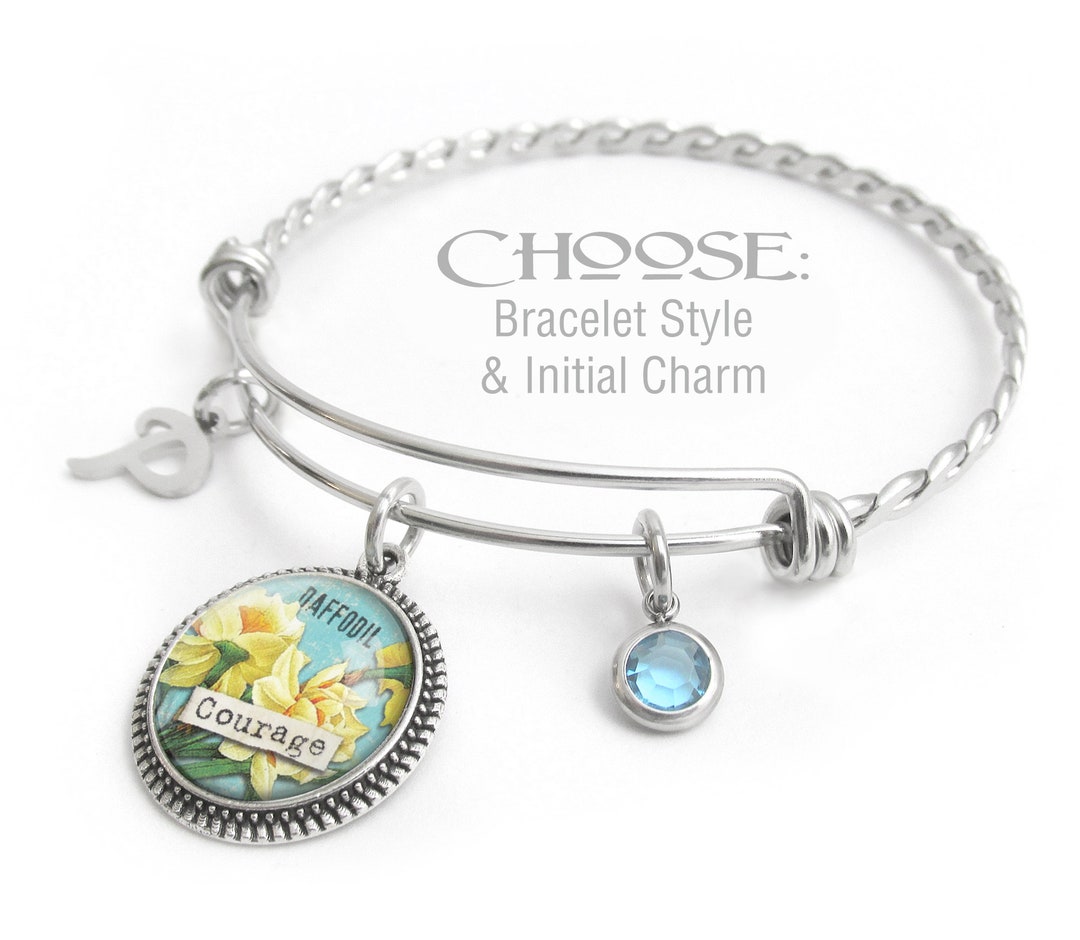 MARCH CHARM BRACELET, Victorian Birth Month Symbolism, Gifts for Her ...