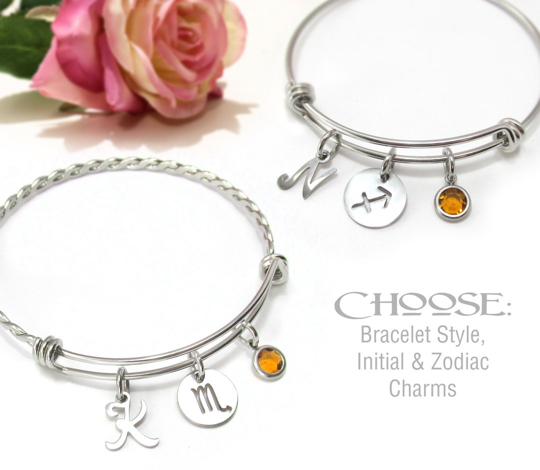 NOVEMBER BIRTHSTONE CHARM Bracelet, November Symbolism, Gifts for Her ...