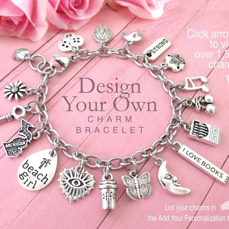 Charms and Charm Braclets - Etsy