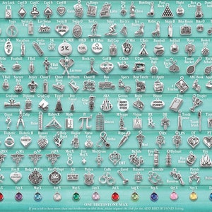 CUSTOM CHARM NECKLACE Design Your Own Choose Your Charms - Etsy