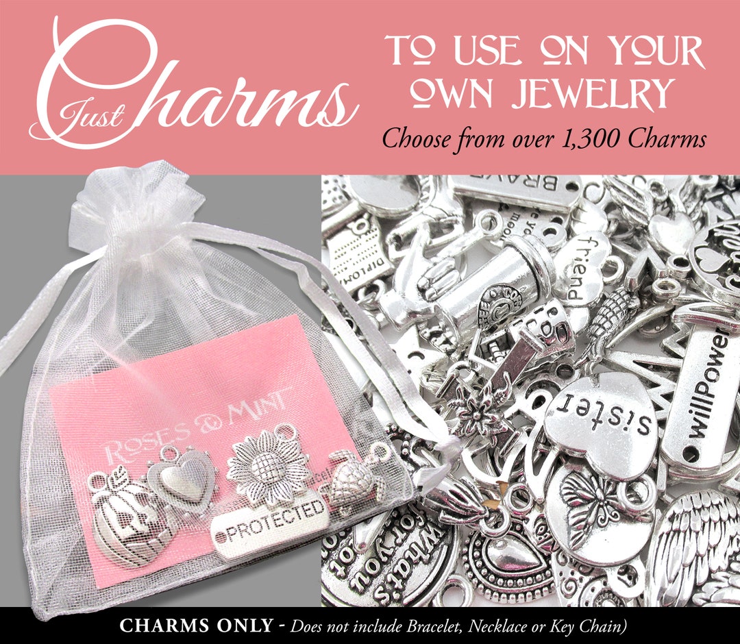 CHARMS to Use on Your Own Jewelry or for Crafting bracelet - Etsy