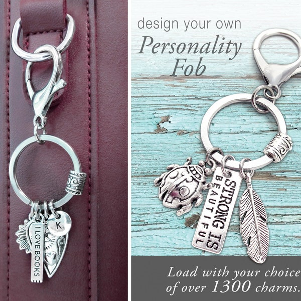 Charm Key Chain - Etsy