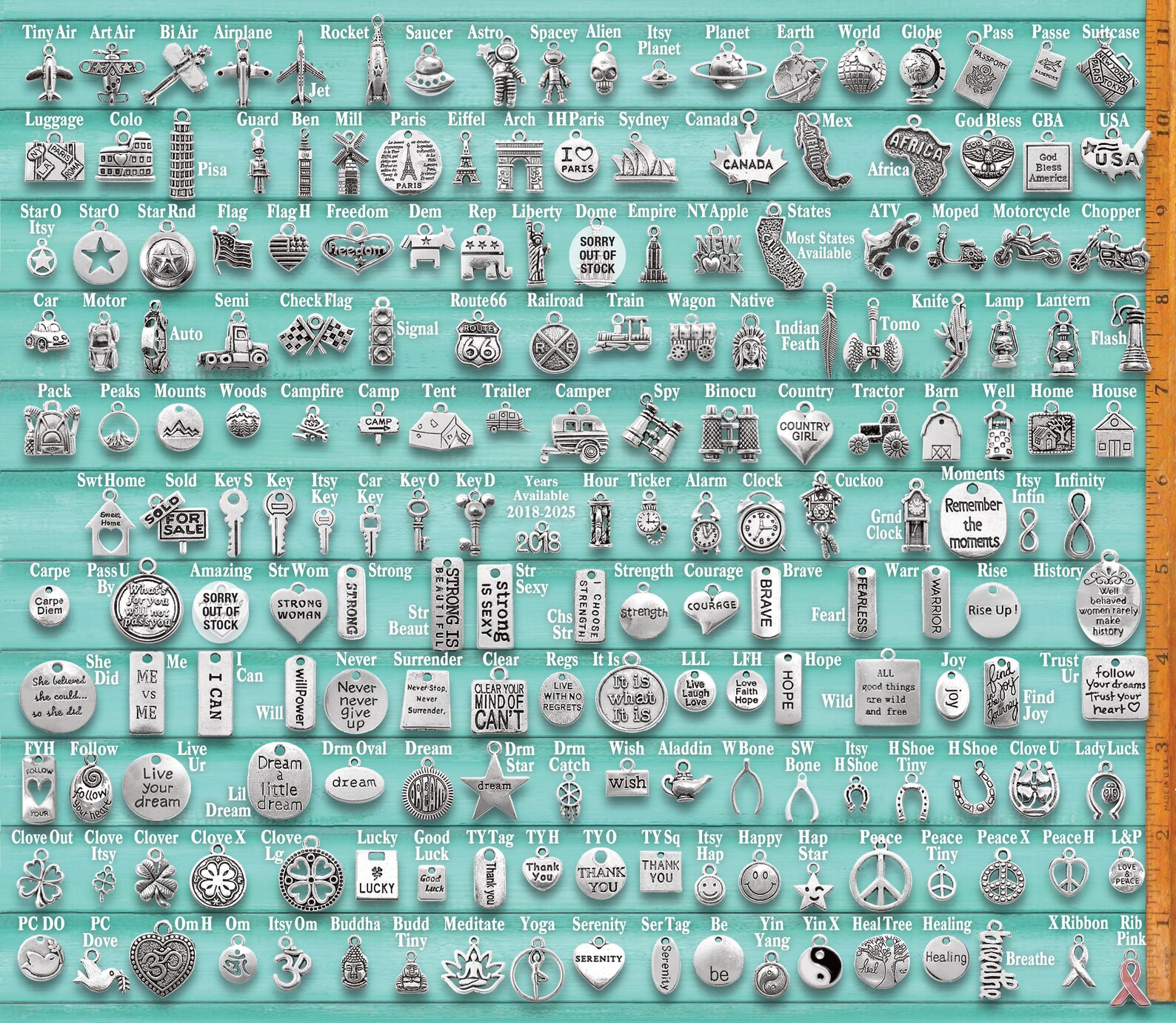 CHARMS, to Use on Your Own Jewelry or for Crafting bracelet, Necklace ...