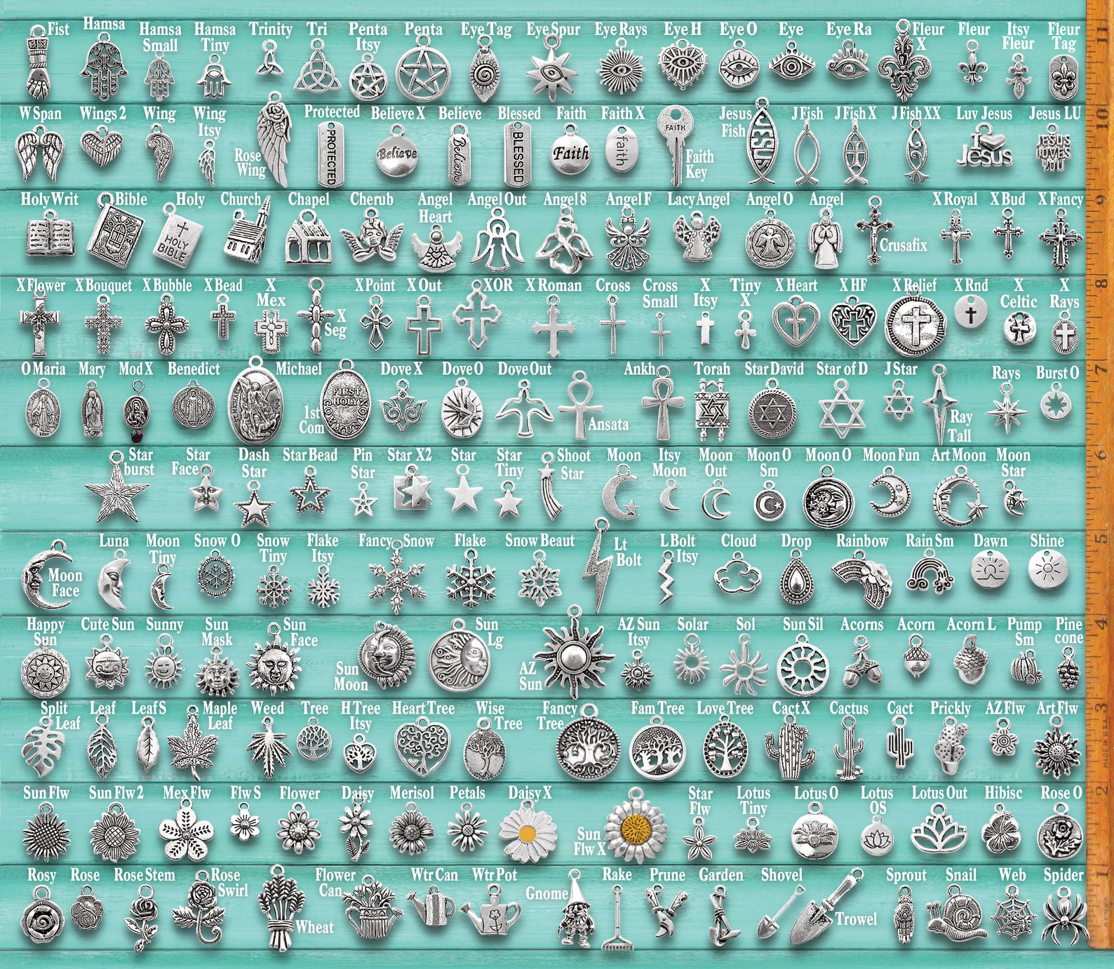 CHARMS, to Use on Your Own Jewelry or for Crafting bracelet, Necklace ...