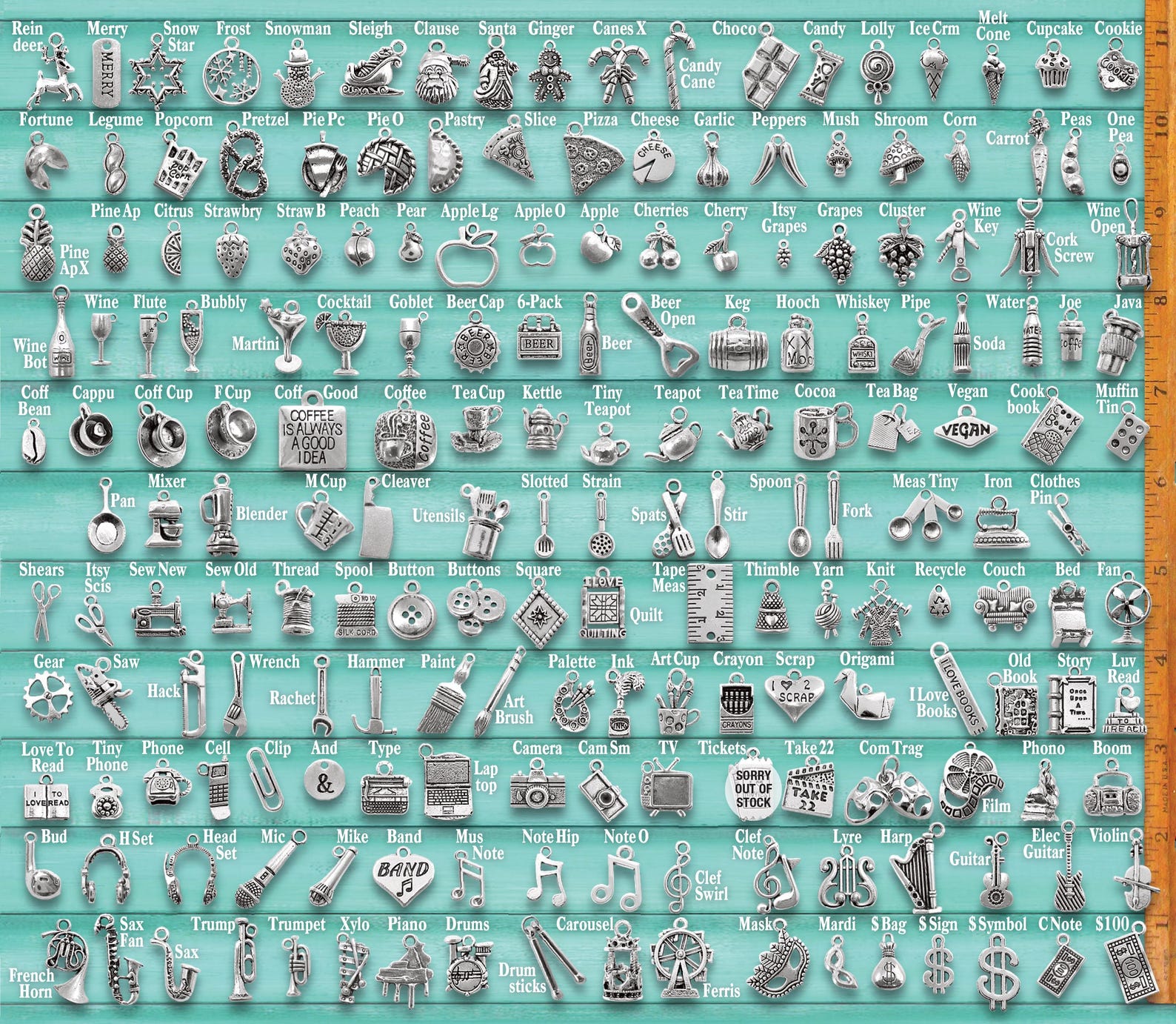 CHARMS, to Use on Your Own Jewelry or for Crafting bracelet, Necklace ...