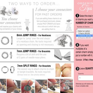 CHARMS, to Use on Your Own Jewelry or for Crafting (bracelet, Necklace ...